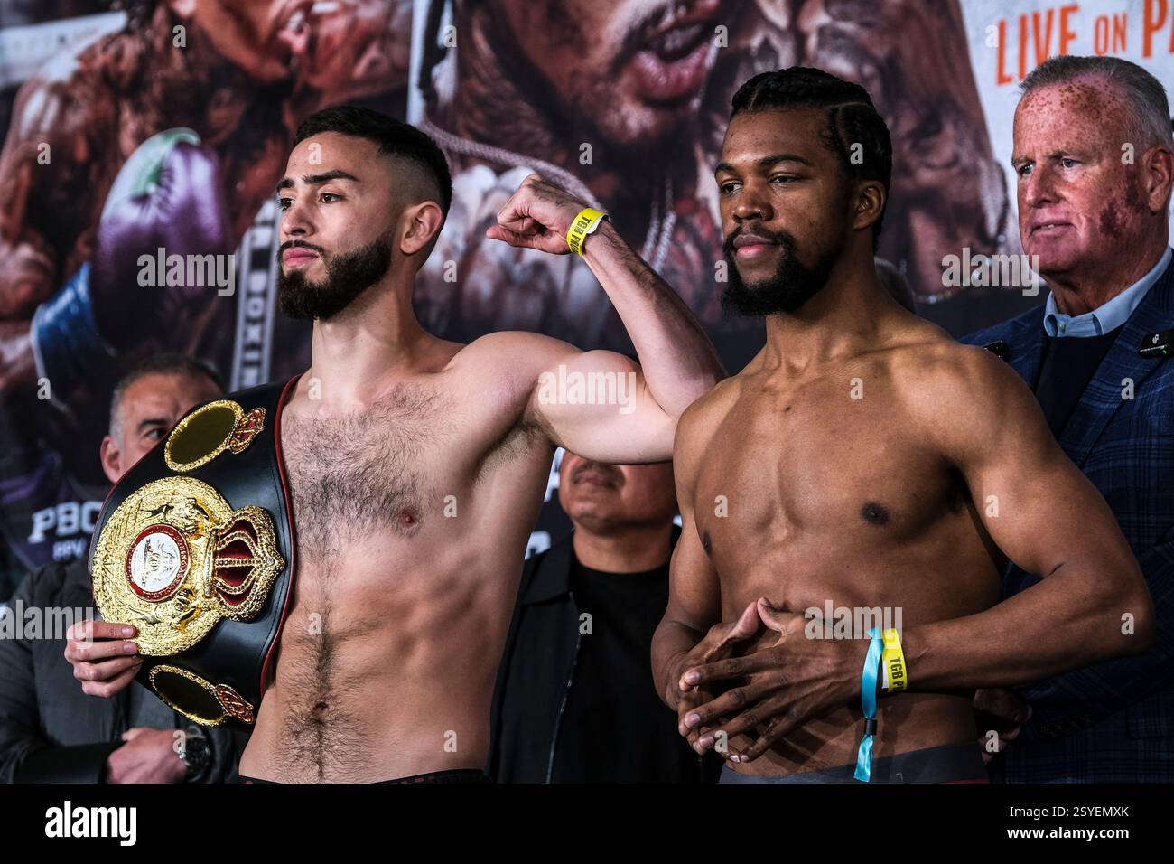 Brooklyn, New York, USA. 28th Feb, 2025. WBA Super Lightweight Champion ...