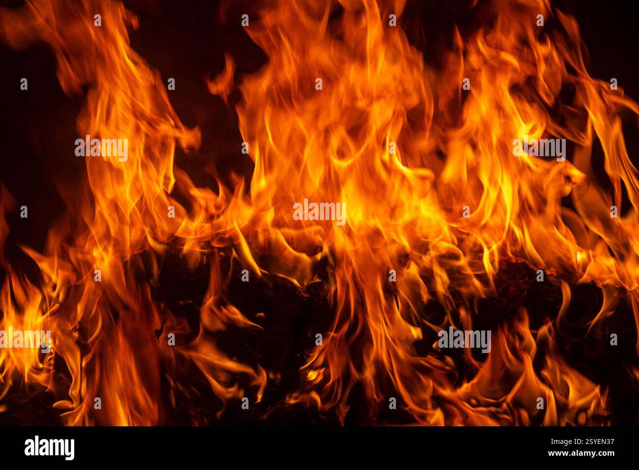 Background of flames blazing. Blaze flames background with copy space ...