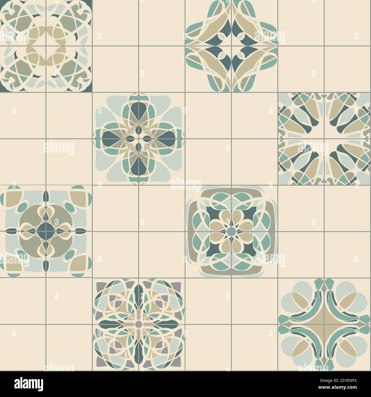 Green ceramic floor tile hi-res stock photography and images - Alamy