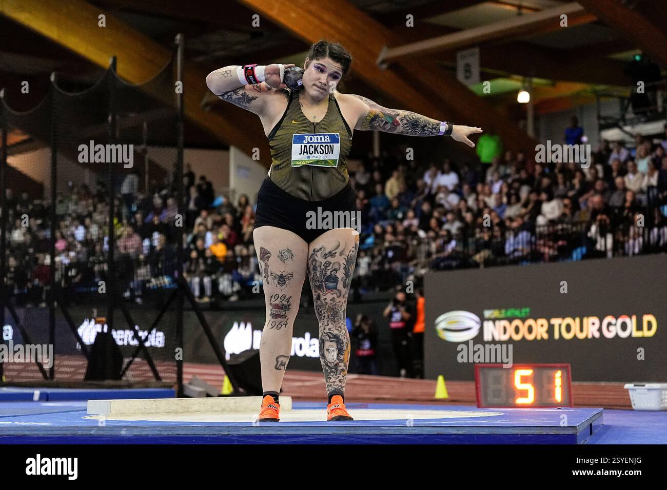 Chase Jackson of United States of America competes in the Women's Shot ...