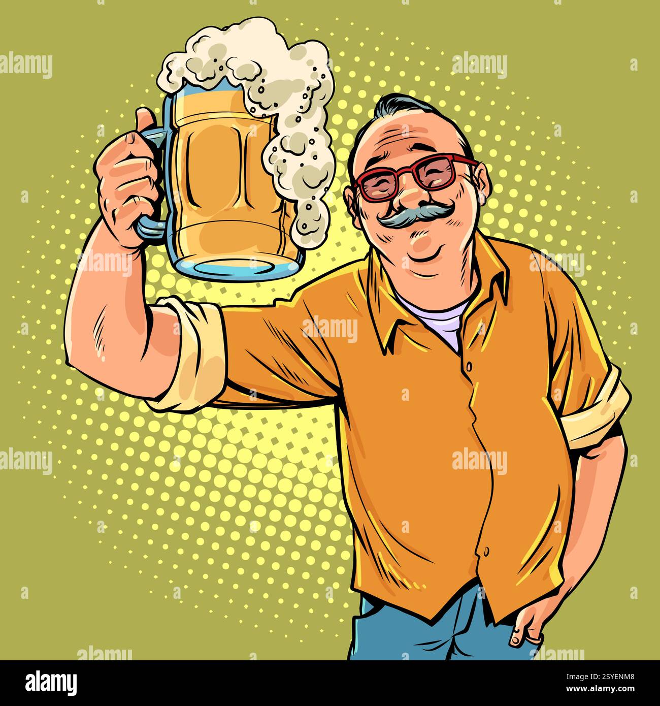 Man carrying bar Stock Vector Images - Alamy