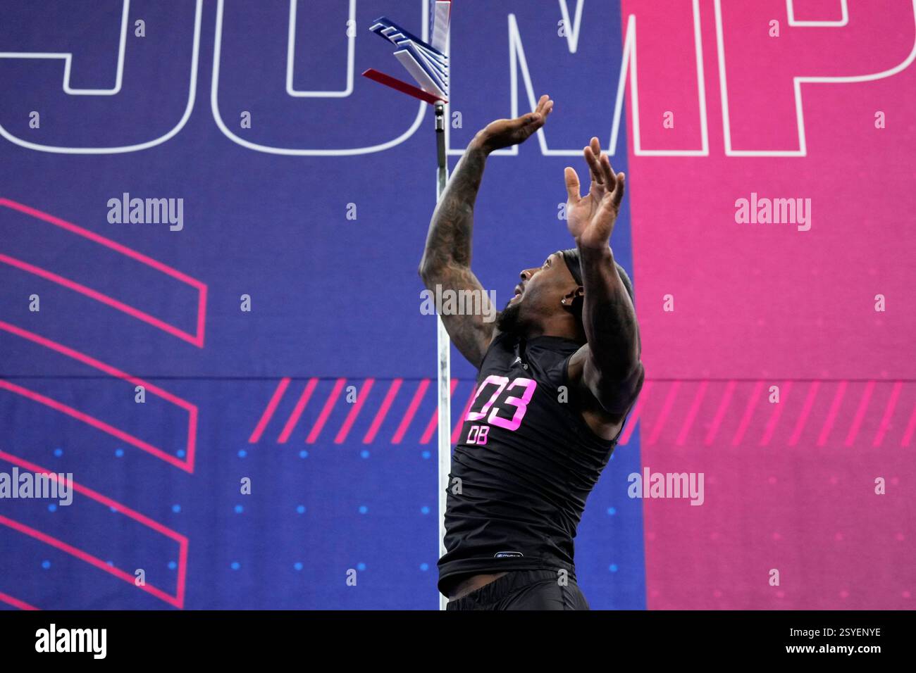Mississippi defensive back Trey Amos runs a drill at the NFL football ...