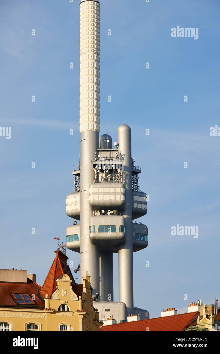 Prague, capital city Czech Republic, Žižkov Television Tower architect ...