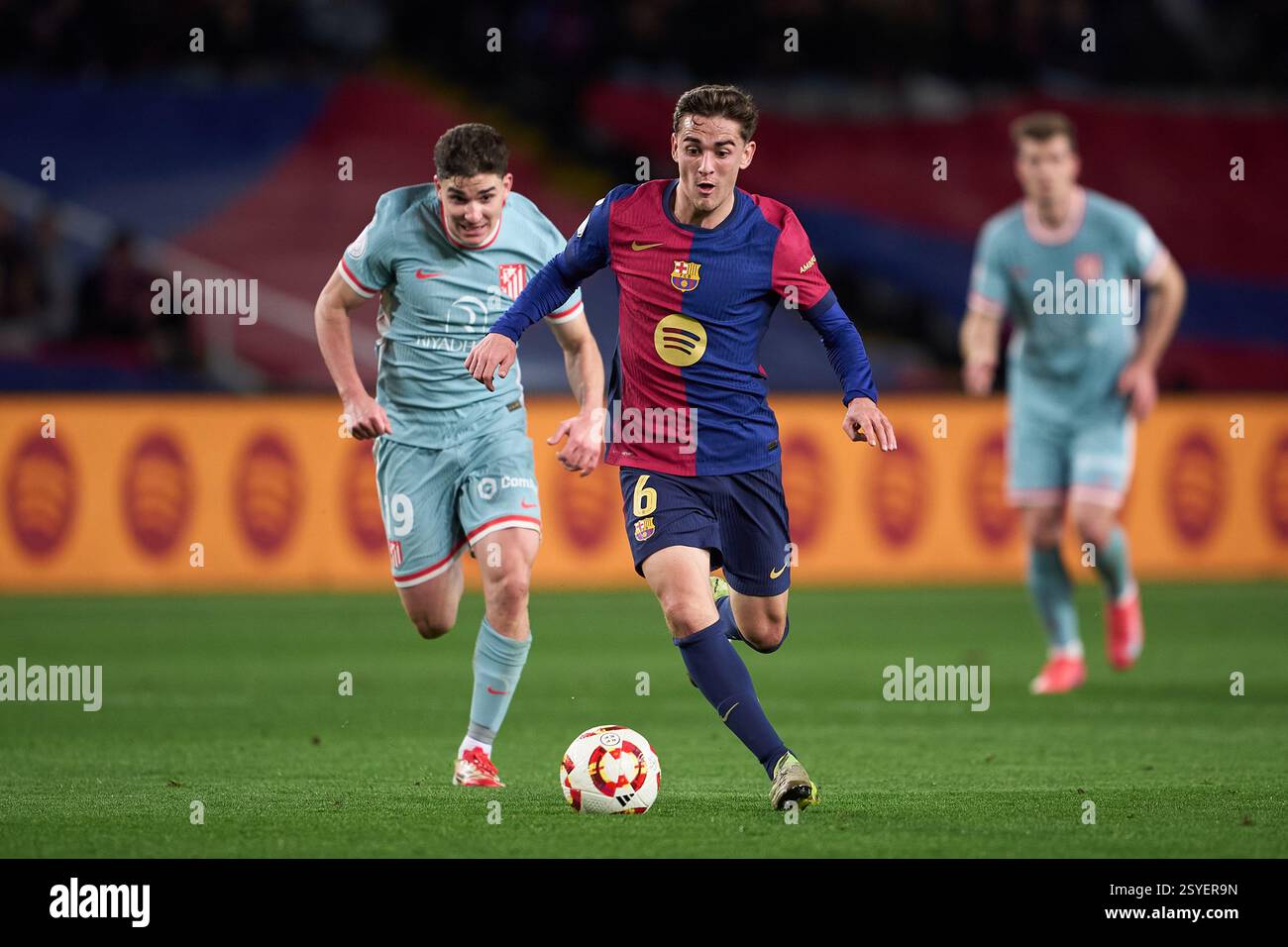 BARCELONA, SPAIN - FEBRUARY 25: Pablo Gavi of FC Barcelona during the ...