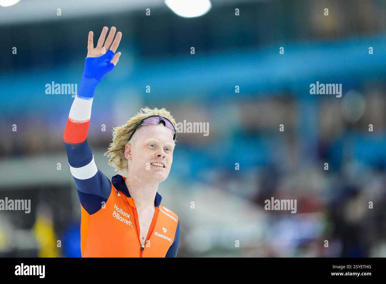 HEERENVEEN, NETHERLANDS - FEBRUARY 28: Tim Prins of Netherlands during ...