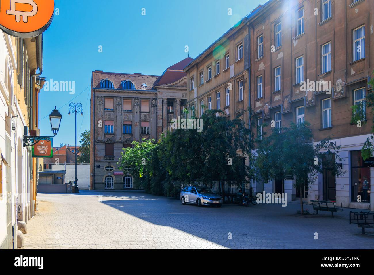 Old Vlaska street in Zagreb, capital of Croatia Stock Photo - Alamy