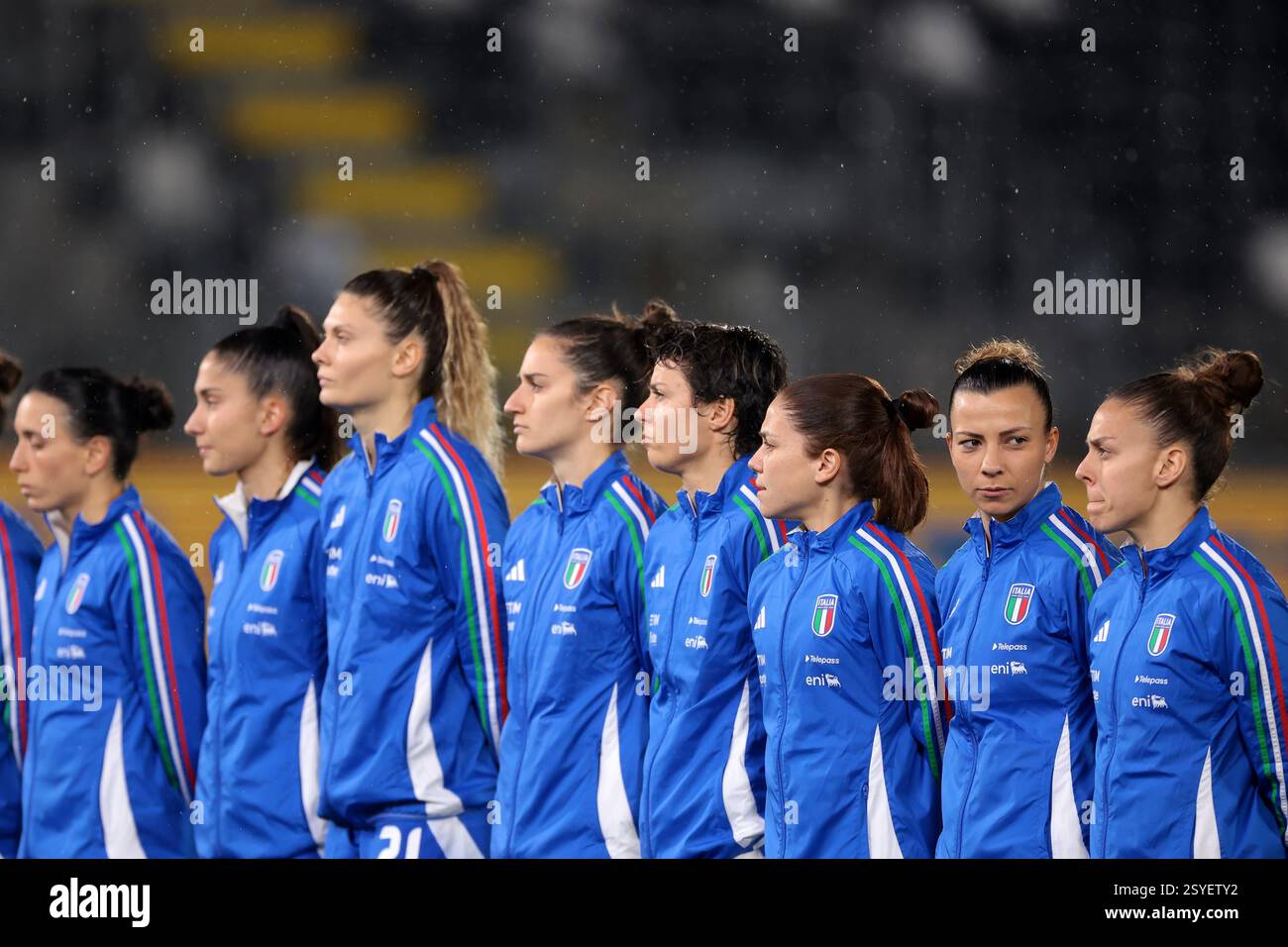 Spezia, Italy, 25th February 2025. Arianna Caruso of Italy reacts with ...