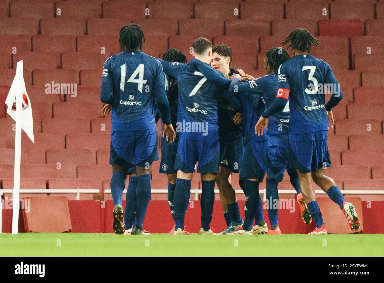 London, UK. 28th Feb, 2025. Bendito Mantato of Manchester United ...