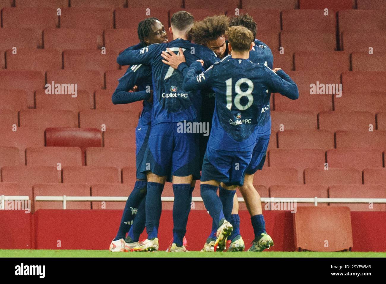 London, UK. 28th Feb, 2025. Bendito Mantato of Manchester United ...