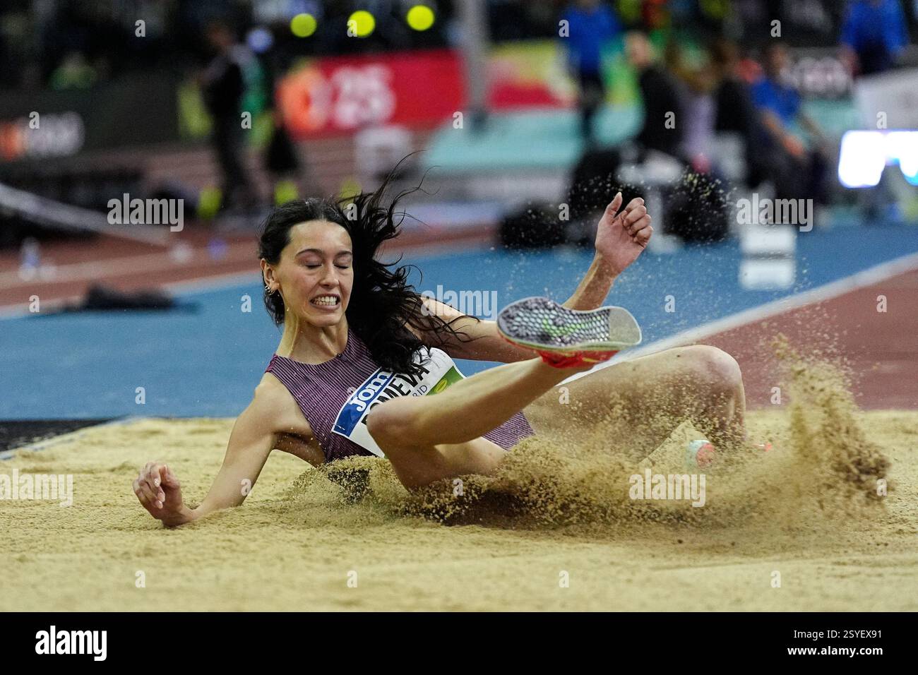 Elda Romeva Riva of Spain competes in the Women's Triple Jump Final ...