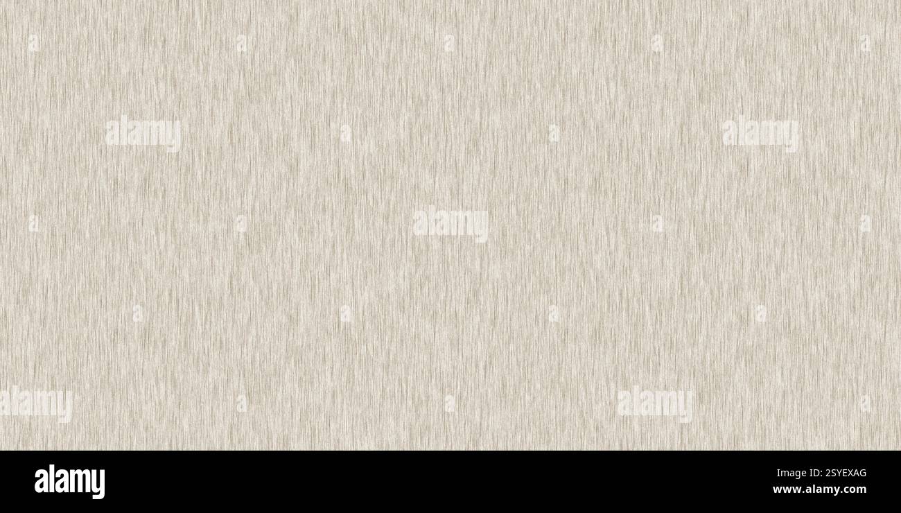 Ecru marled fabric woven effect seamless border background. Jute ...