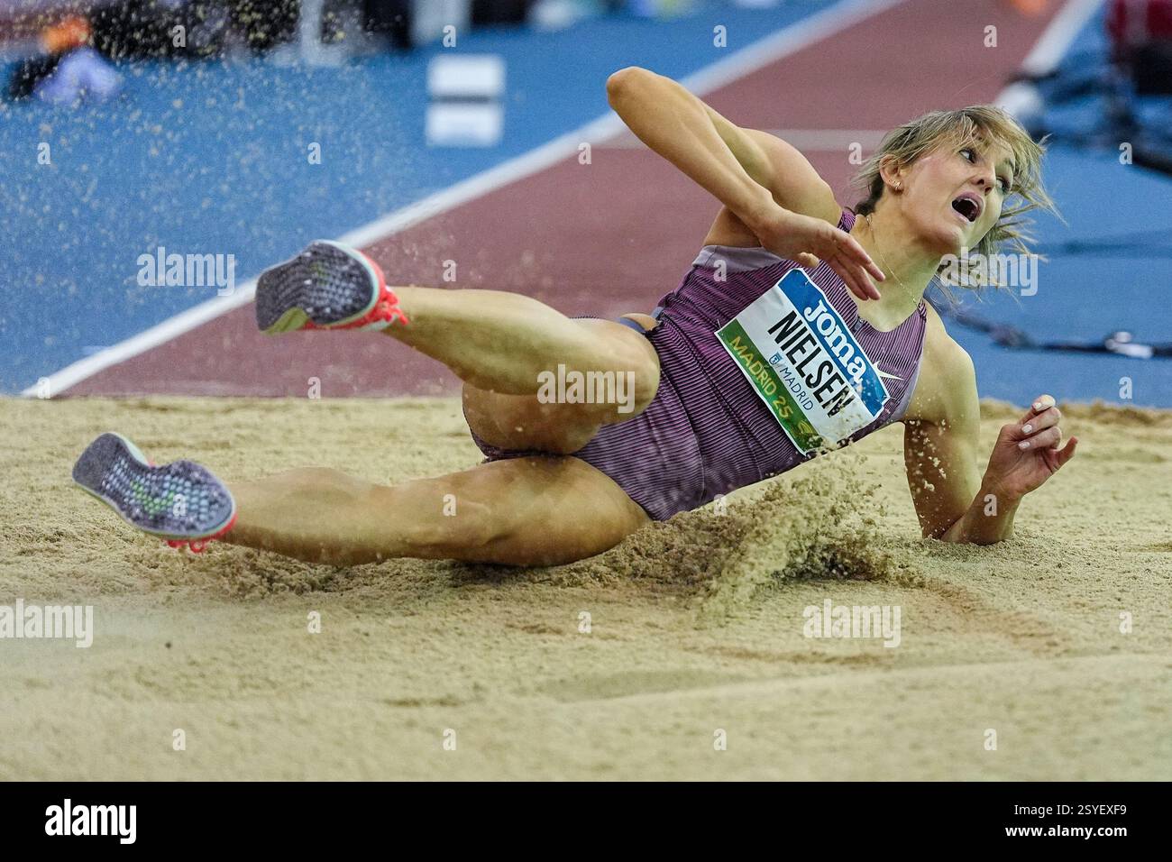 Janne Nielsen of Denmark competes in the Women's Triple Jump Final ...
