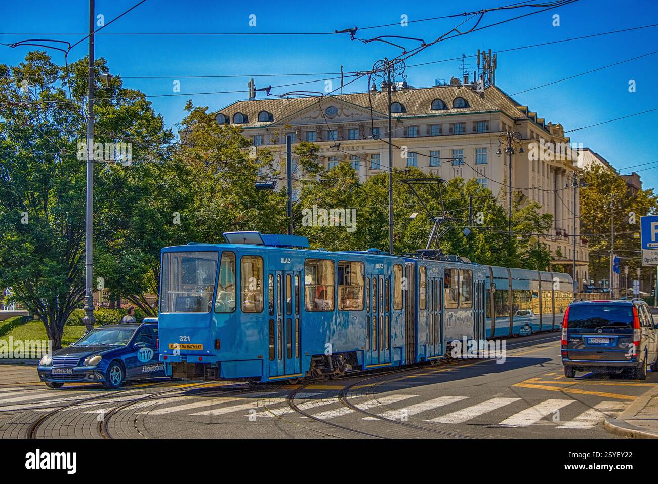 Tram streetcar tramway tramvaj hi-res stock photography and images - Alamy