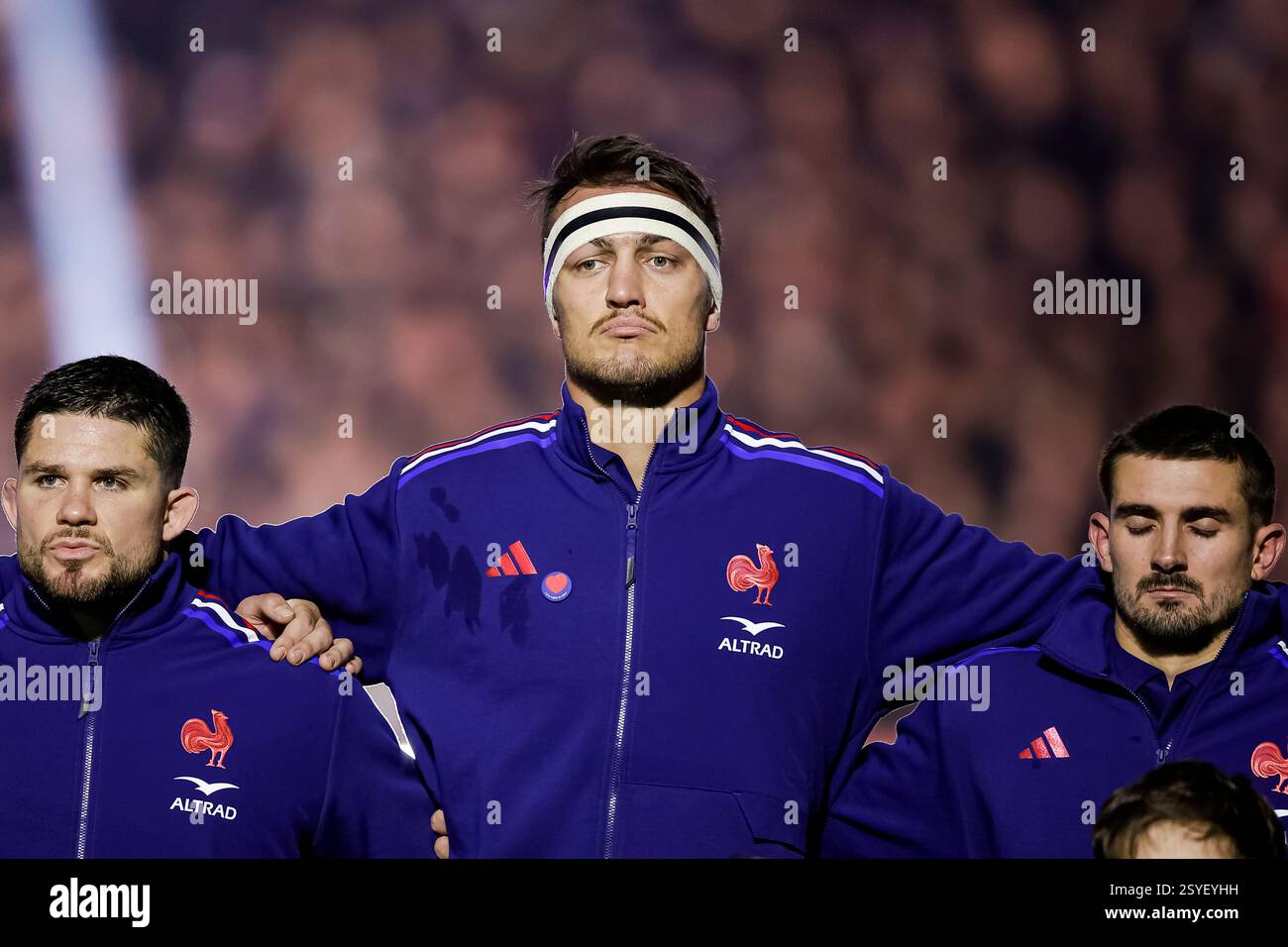 Paris, France - November 16: Alexandre Roumat of France C) sings the ...