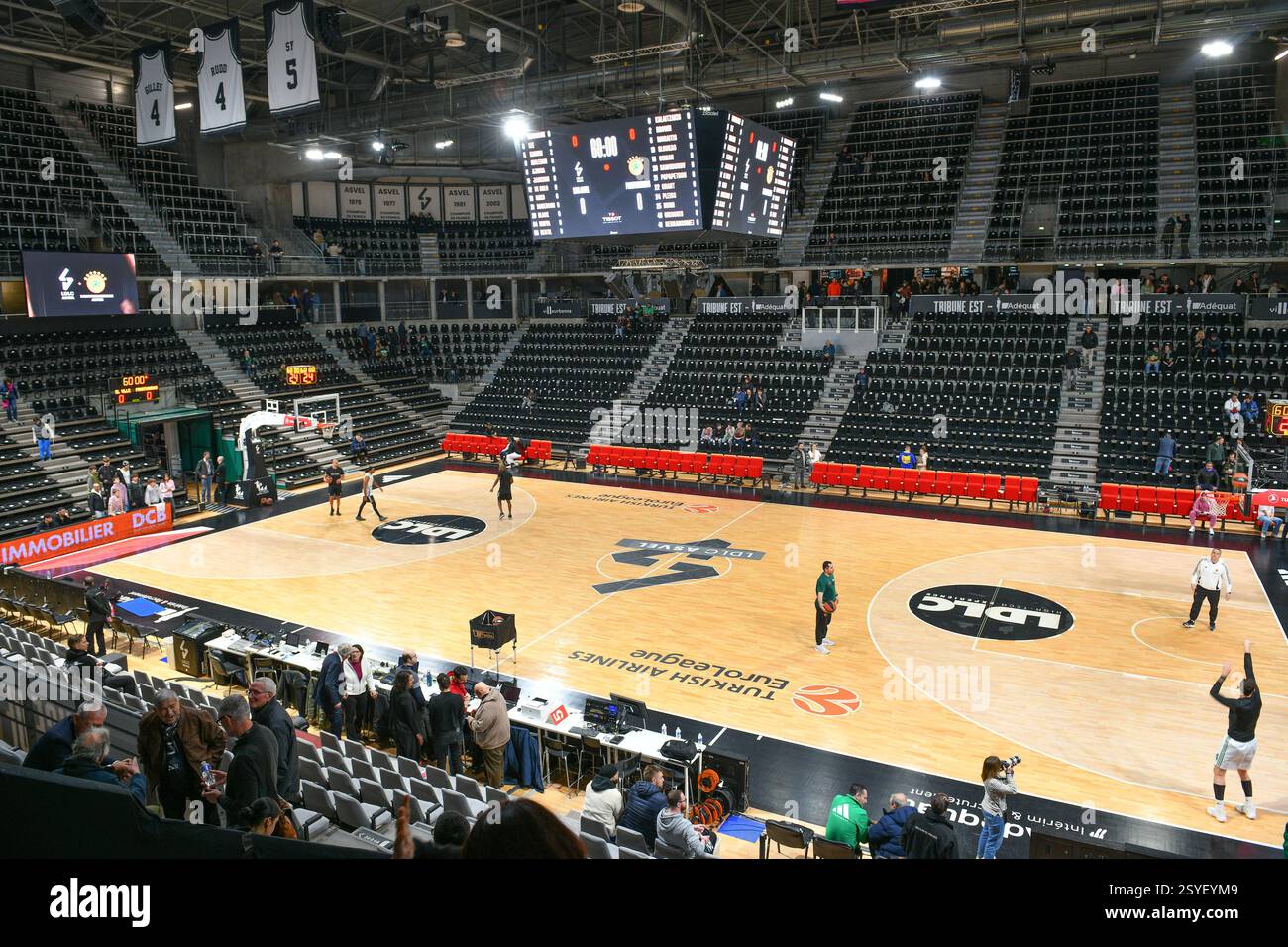 General view during the Turkish Airlines Euroleague basketball match ...