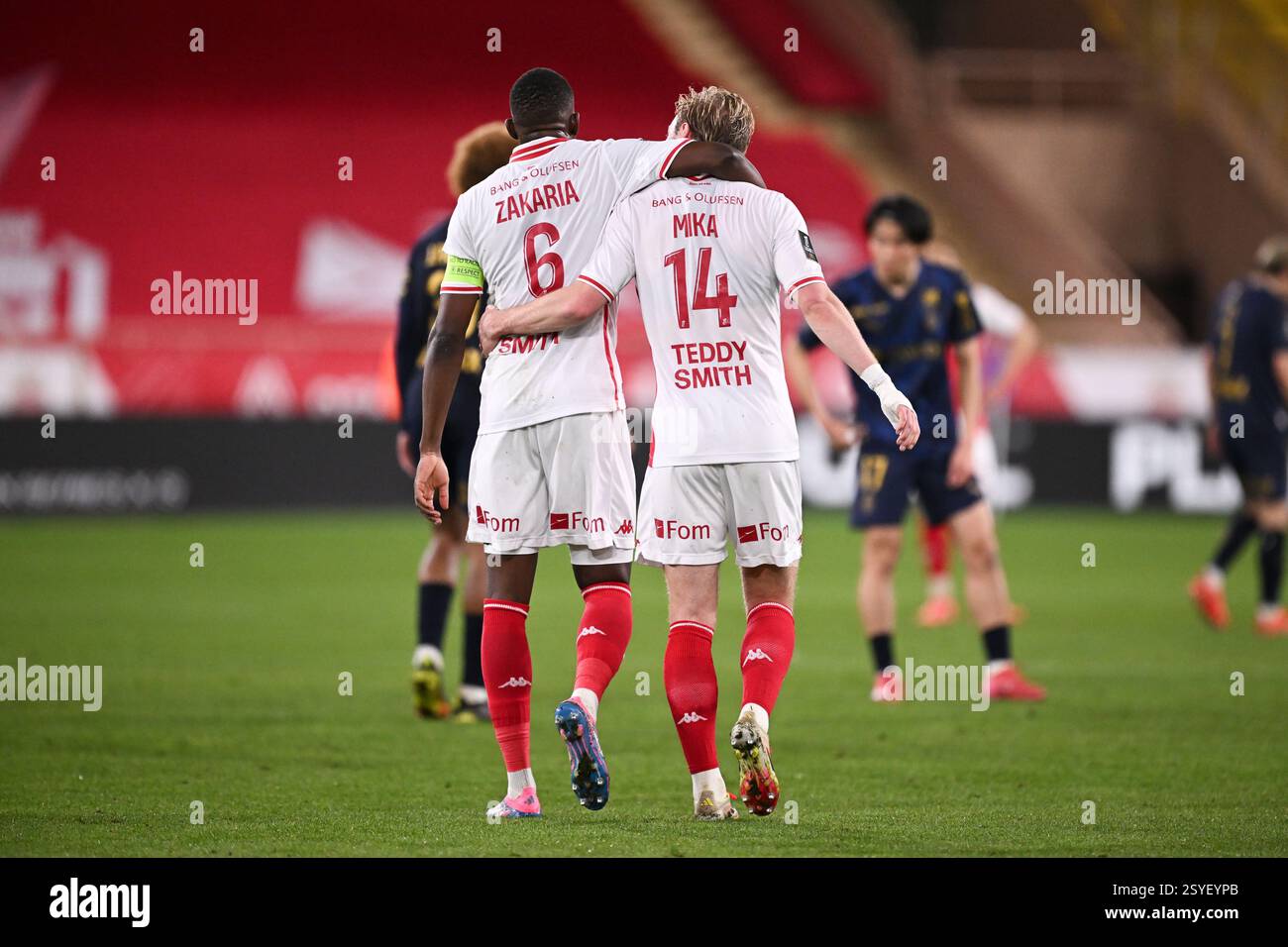06 Denis ZAKARIA (asm) - 14 Mika BIERETH (asm) during the ligue 1 McDonald's match between ...