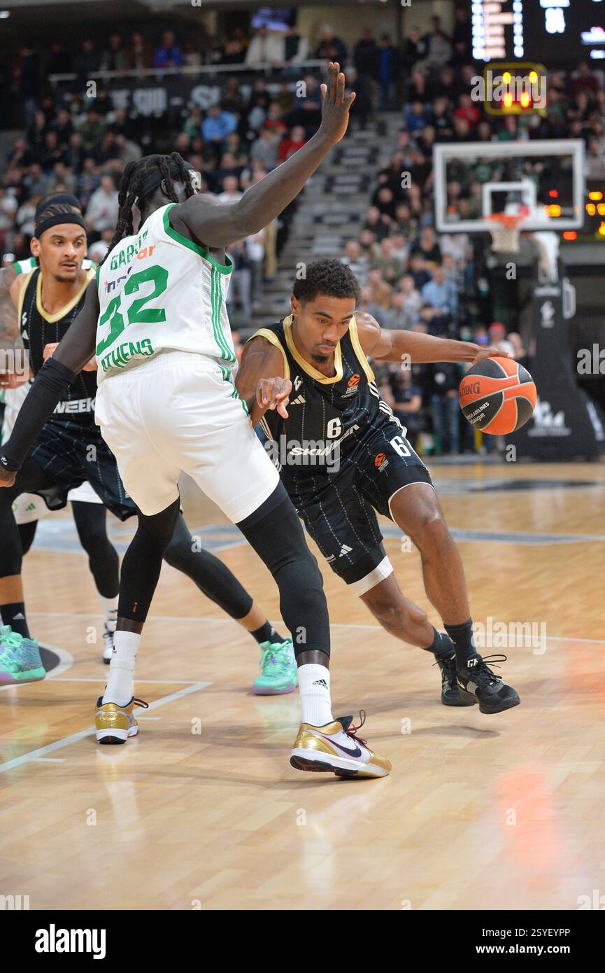 Theo Maledon of LDLC Asvel during the Turkish Airlines Euroleague ...