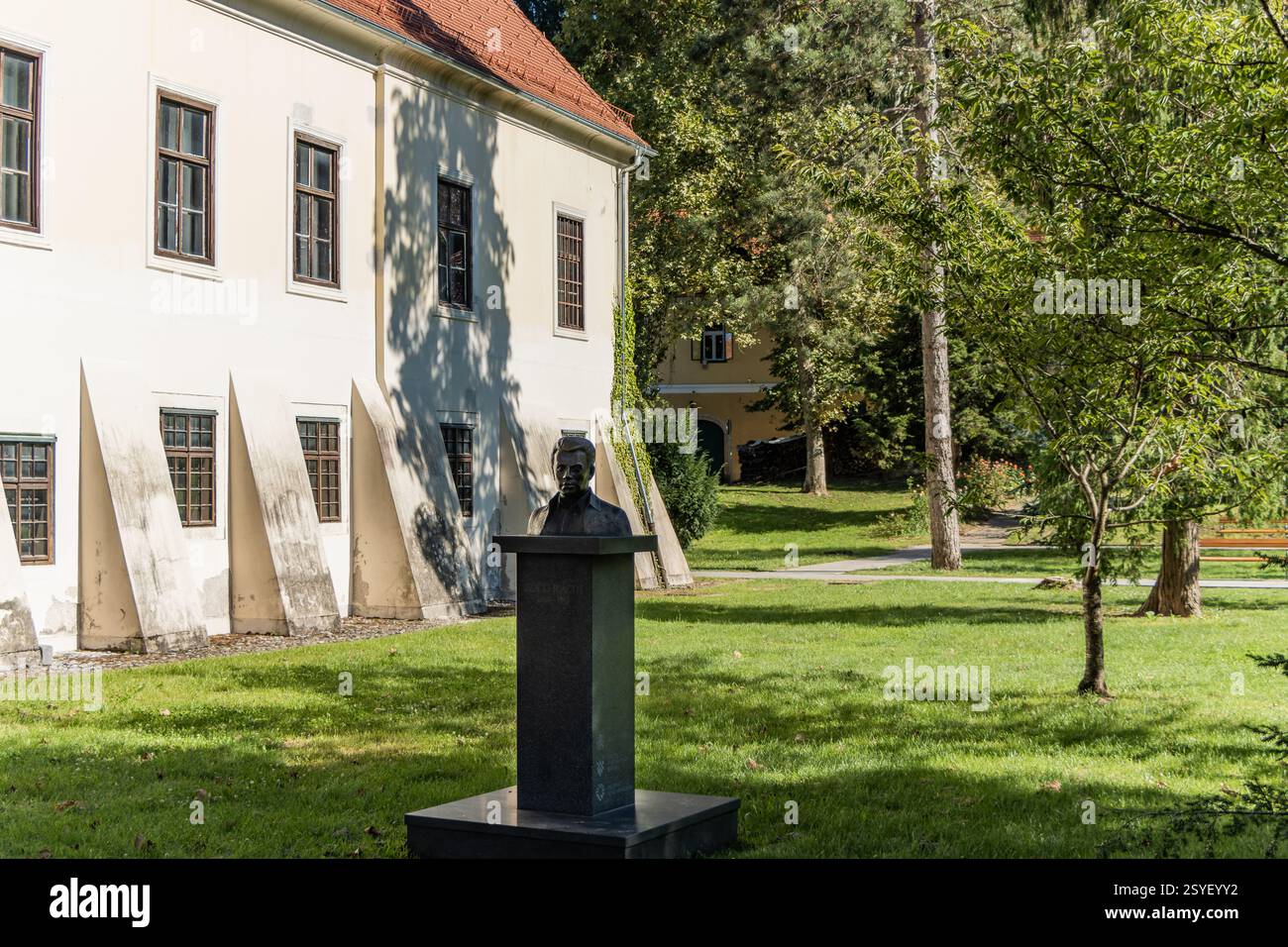 Samobor, Croatia. Bust of Koco Racin - Macedonian poet. His first ...