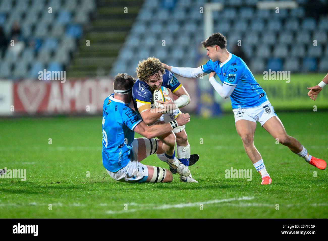 Bautista Stavile ( Zebre Parma ) during Zebre Parma vs Dragons, United ...