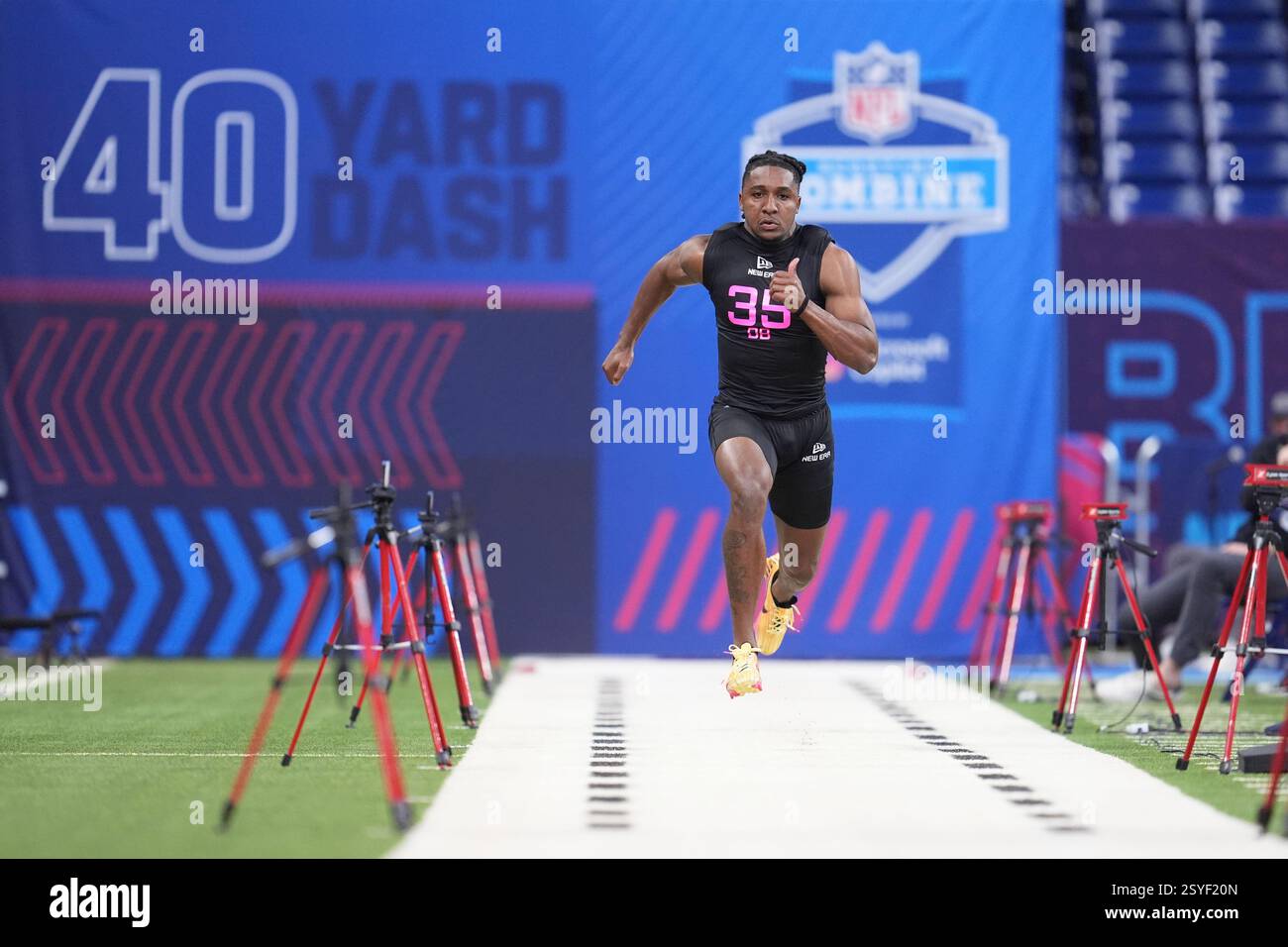 California defensive back Nohl Williams runs the 40-yard dash at the ...