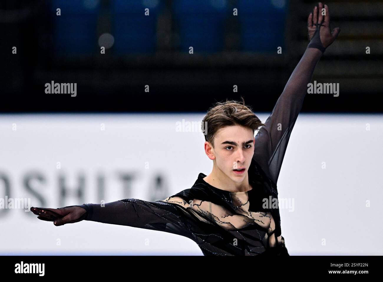 Arlet LEVANDI (EST), during Junior Men Free Skating, at the ISU World ...