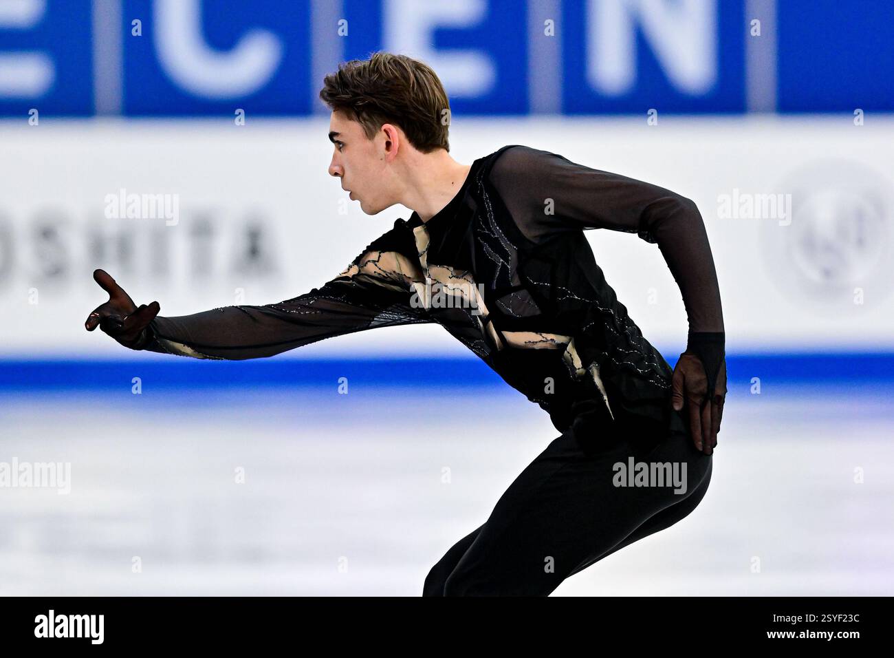 Arlet LEVANDI (EST), during Junior Men Free Skating, at the ISU World ...