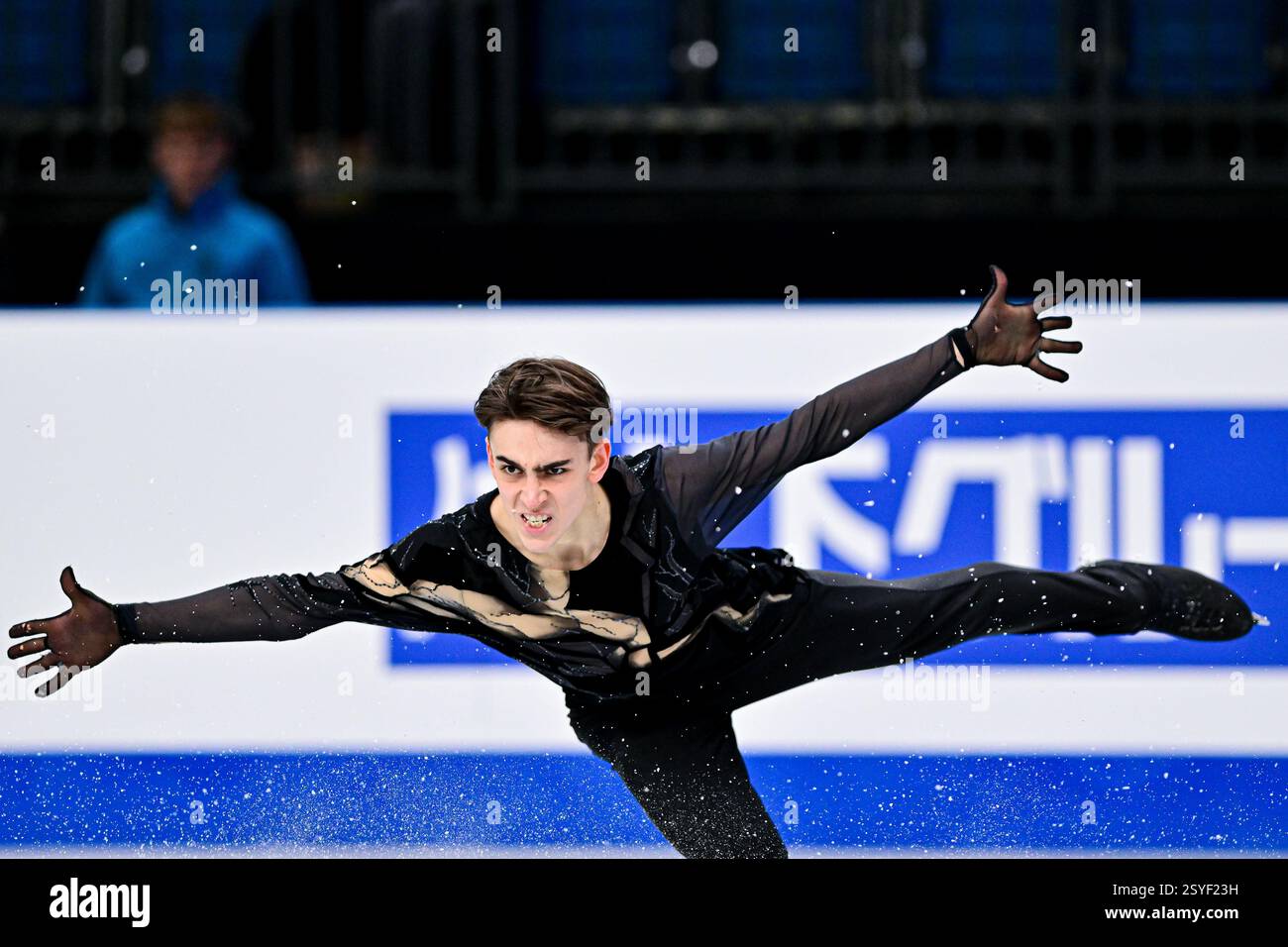 Arlet LEVANDI (EST), during Junior Men Free Skating, at the ISU World ...