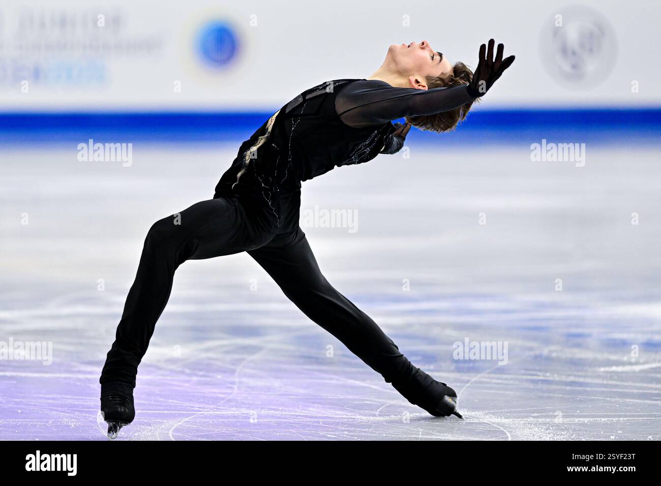 Arlet LEVANDI (EST), during Junior Men Free Skating, at the ISU World ...