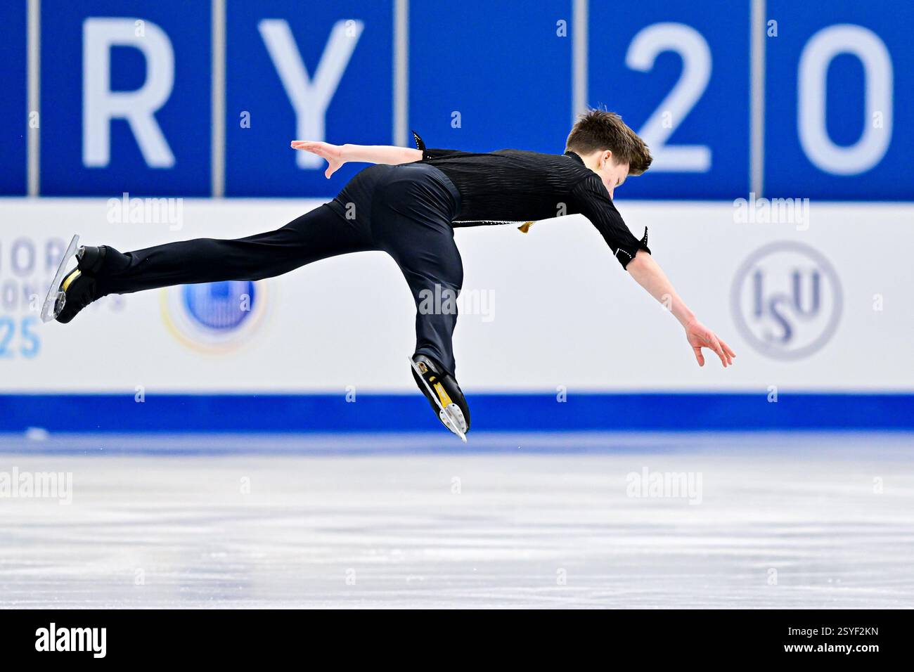 Genrikh GARTUNG (GER), during Junior Men Free Skating, at the ISU World ...