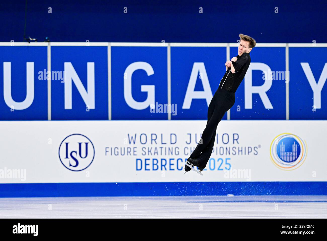 Genrikh GARTUNG (GER), during Junior Men Free Skating, at the ISU World ...
