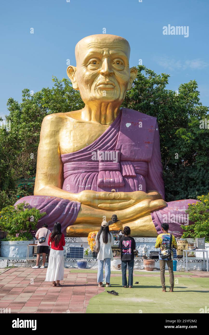 the Big Buddha Statue Temple on Ko Lan Island near the City of Pattaya ...