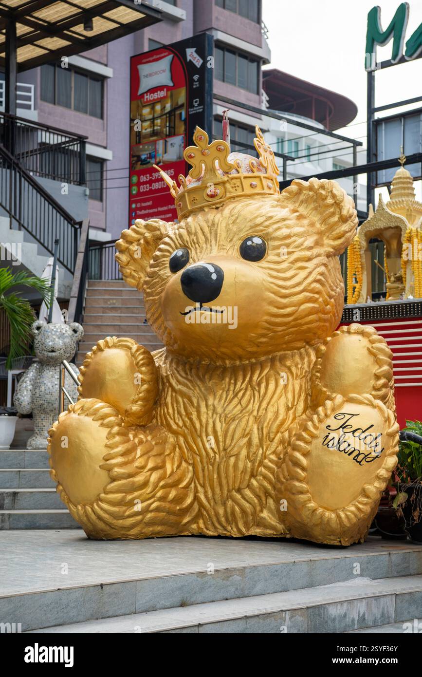 a Big Teddy bear at Teddy bear Museum in the city of Pattaya in the ...