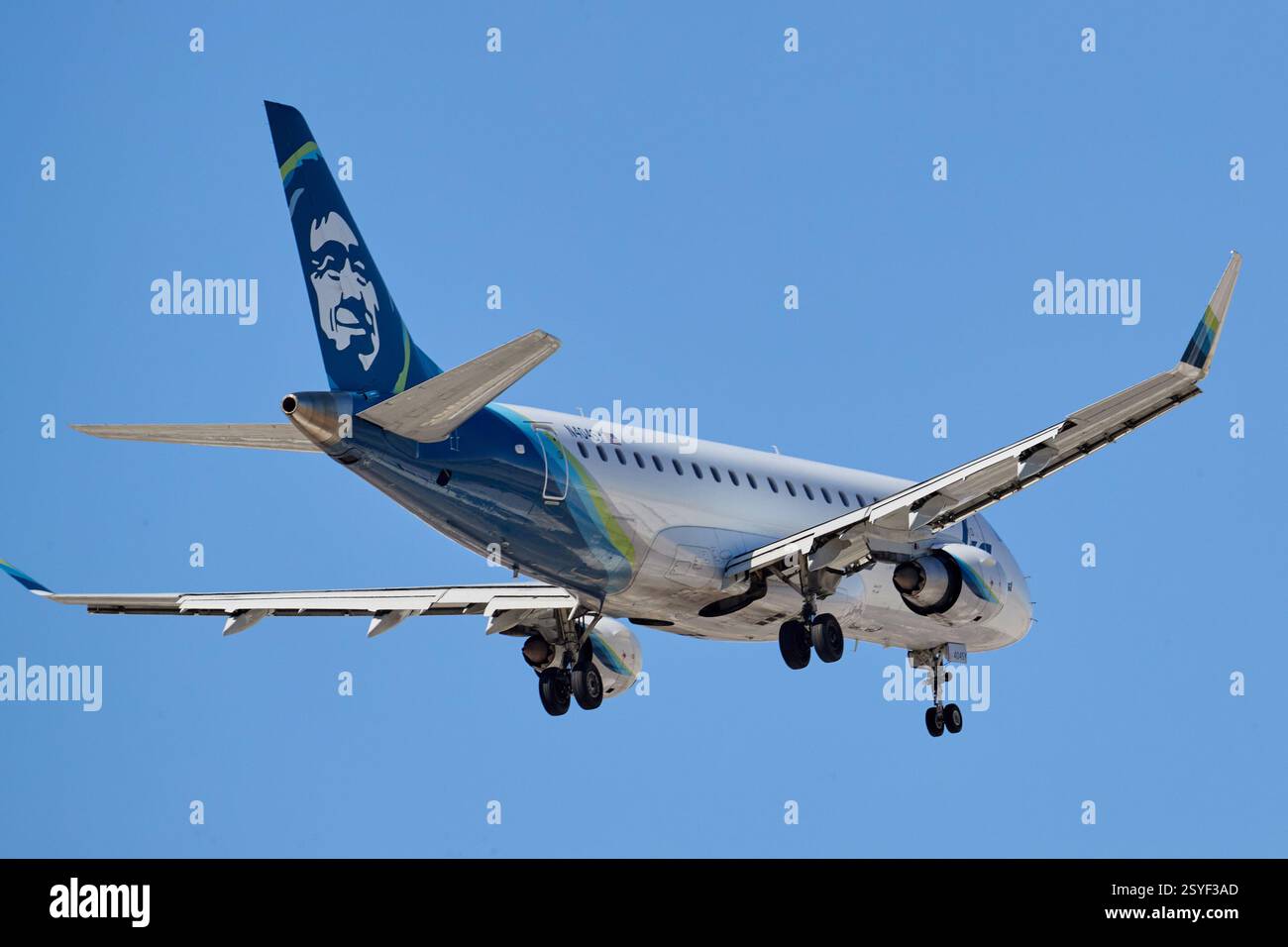 February 21, 2025, Palm Springs, California, USA: An Alaska Airlines ...