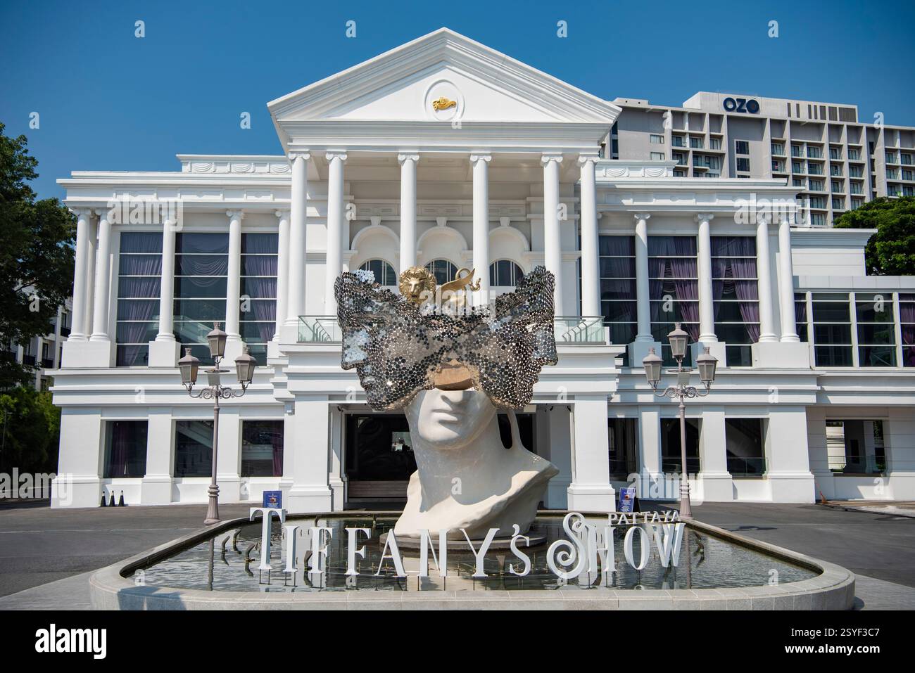 Front of Theater House of the Tiffany's Show Pattaya in city of Pattaya ...