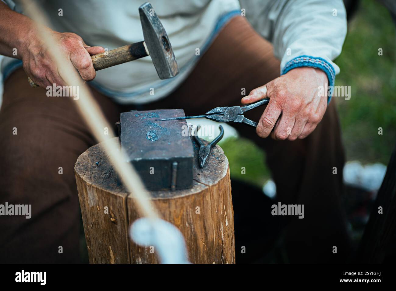 Forging hammer hi-res stock photography and images - Alamy