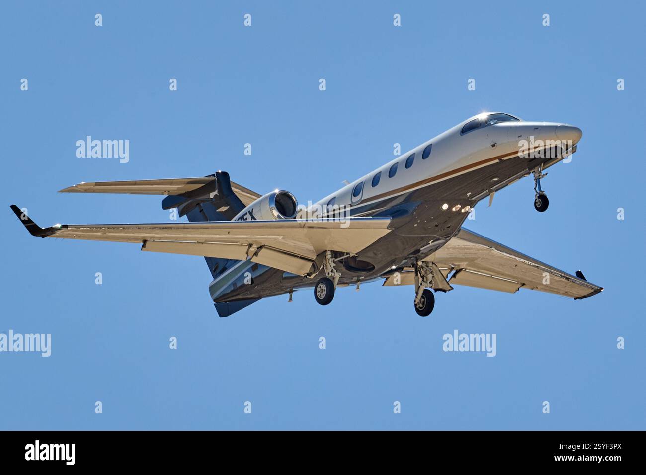 Palm Springs, California, USA. 21st Feb, 2025. A Phenom 300 private jet ...