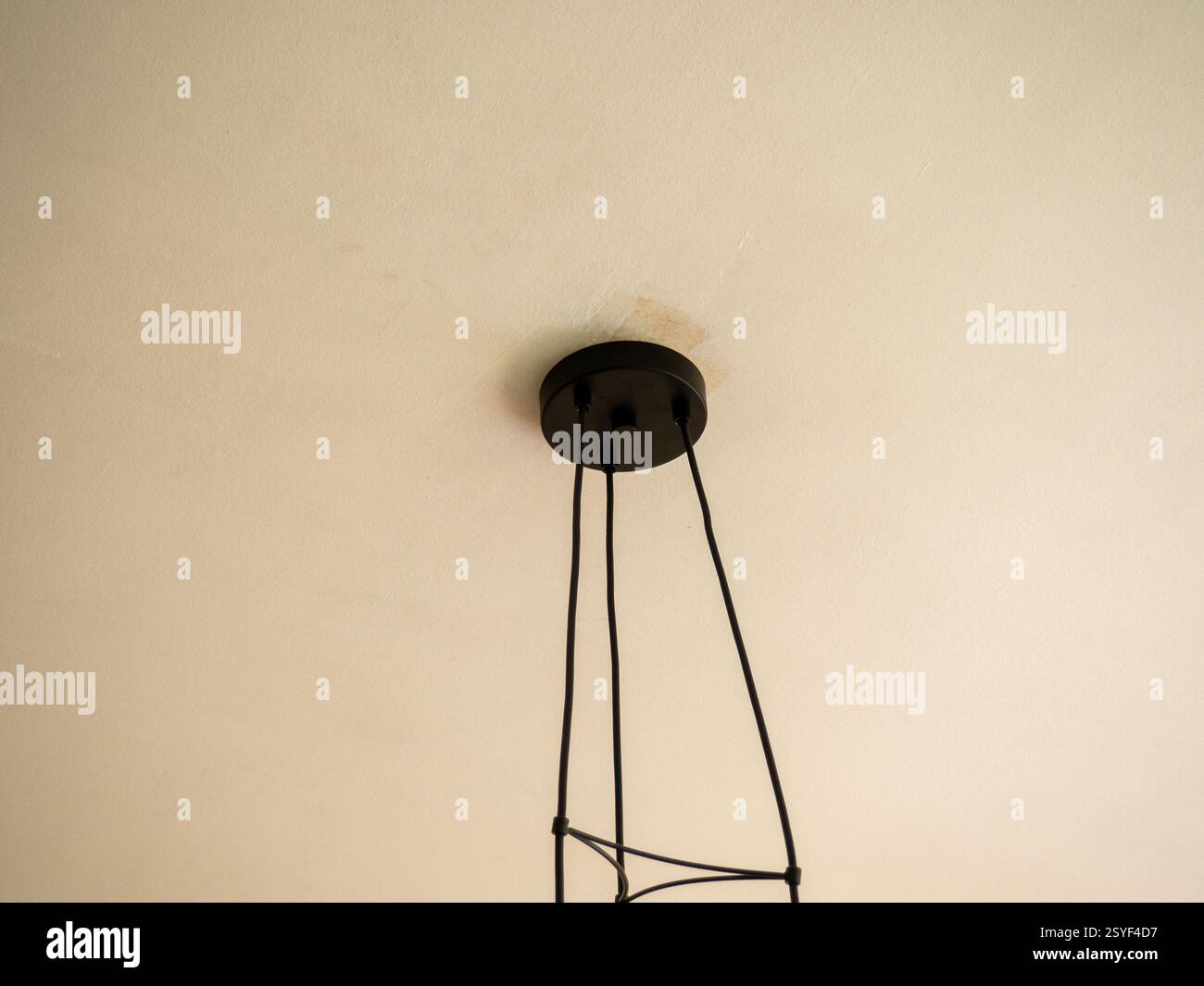 Three platforms chandelier. Lighting fixture. There are not enough ...