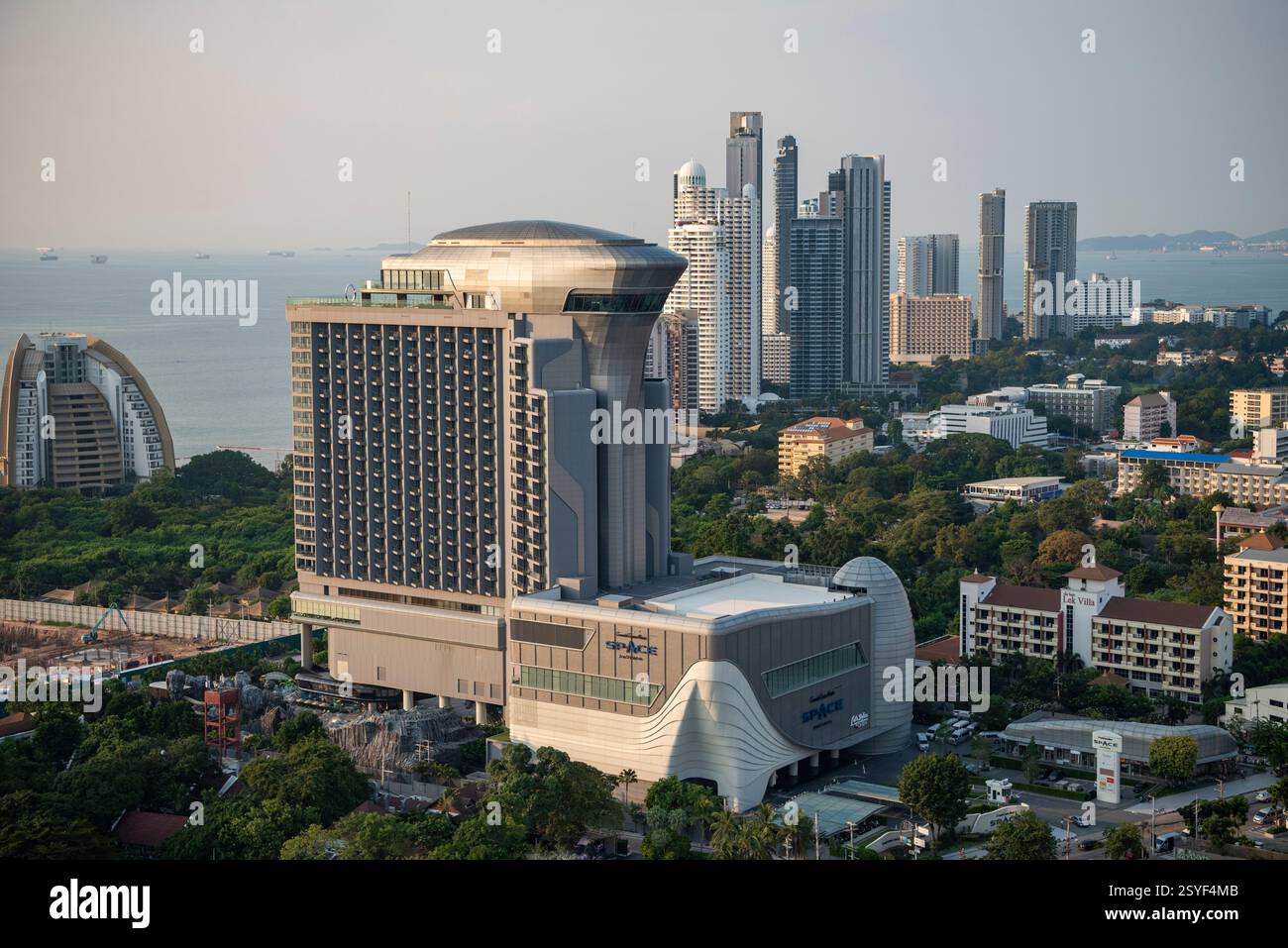 the view of the Grande Centre Point Space at Naklua City from the Hotel ...