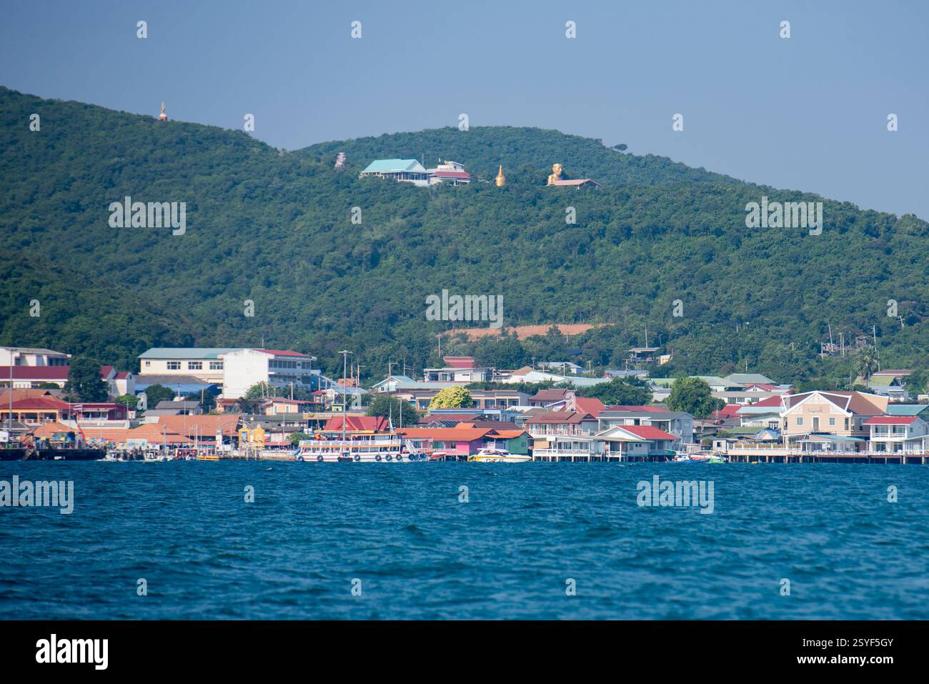 a view of Ko Lan Island near the City of Pattaya in the Province of ...
