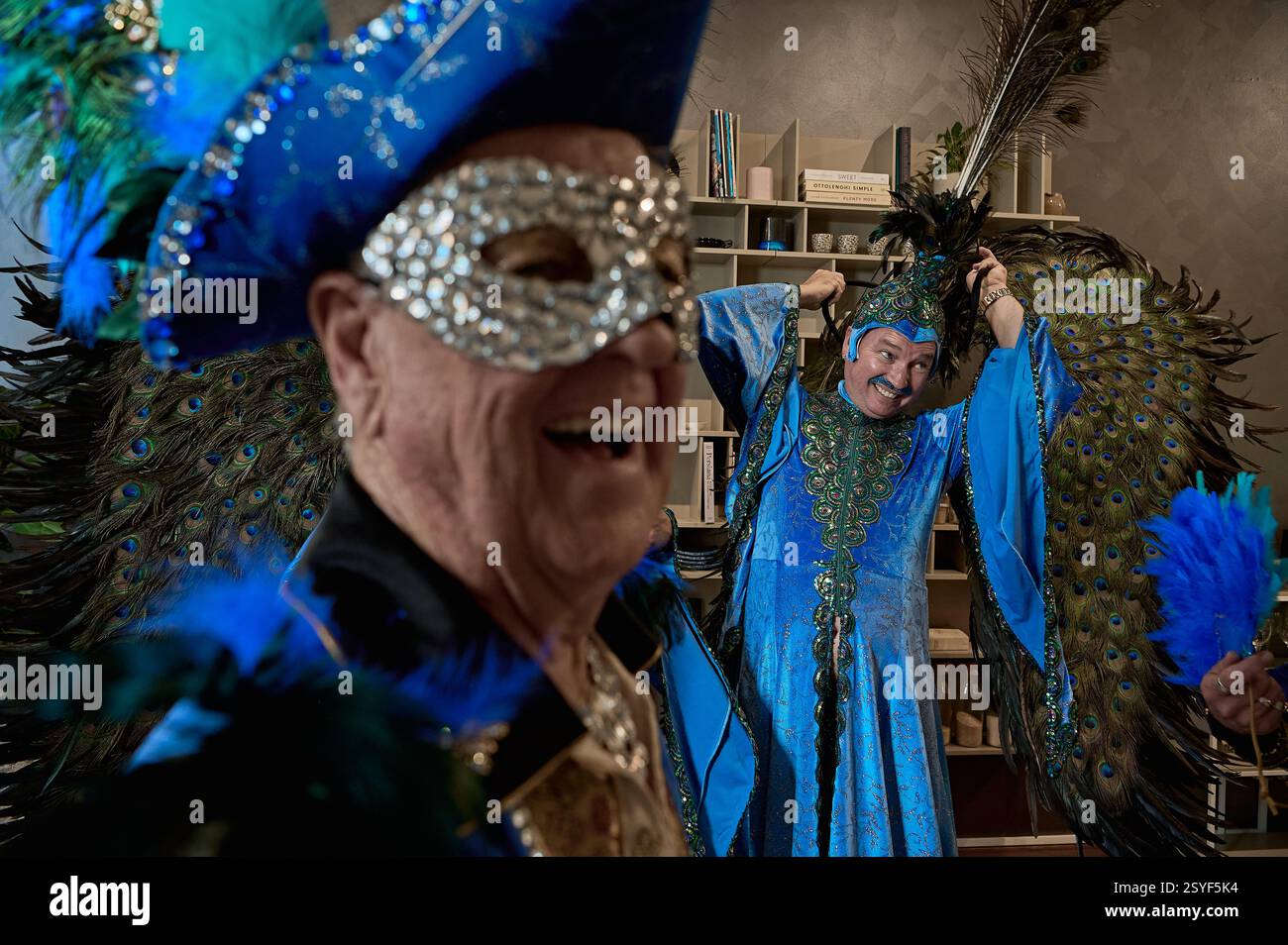 Sydney, Australia. 27th Feb, 2025. Members of the Peacock Mormons group ...
