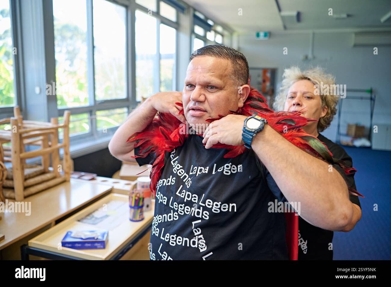 Sydney, Australia. 27th Feb, 2025. LaPa Legends float participants ...