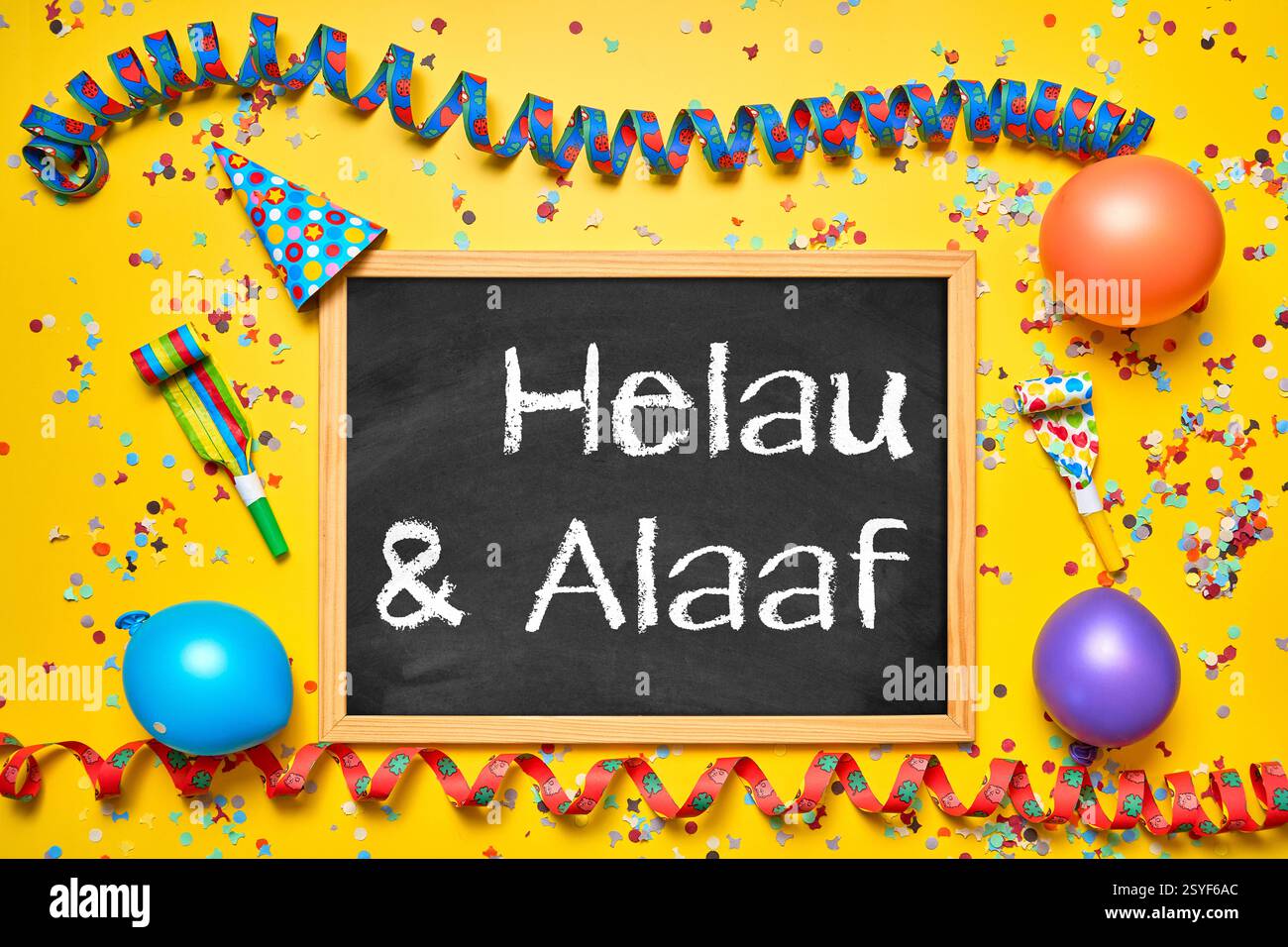 Germany - February 28, 2025: PHOTOMONTAGE, Helau and Alaaf fool s call ...