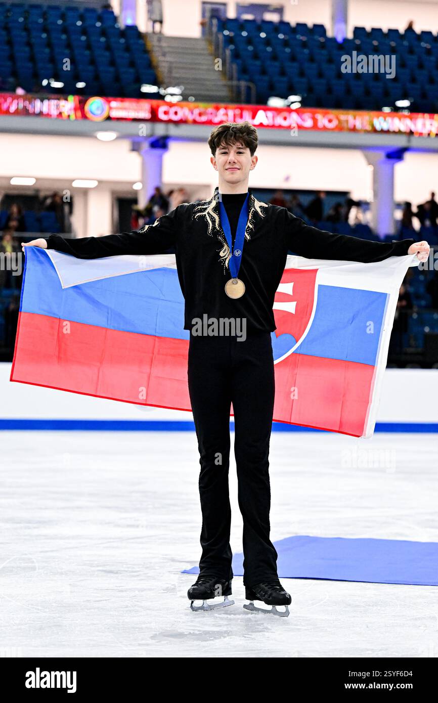 Junior Men Awards, Adam HAGARA (SVK) third place, during Victory ...
