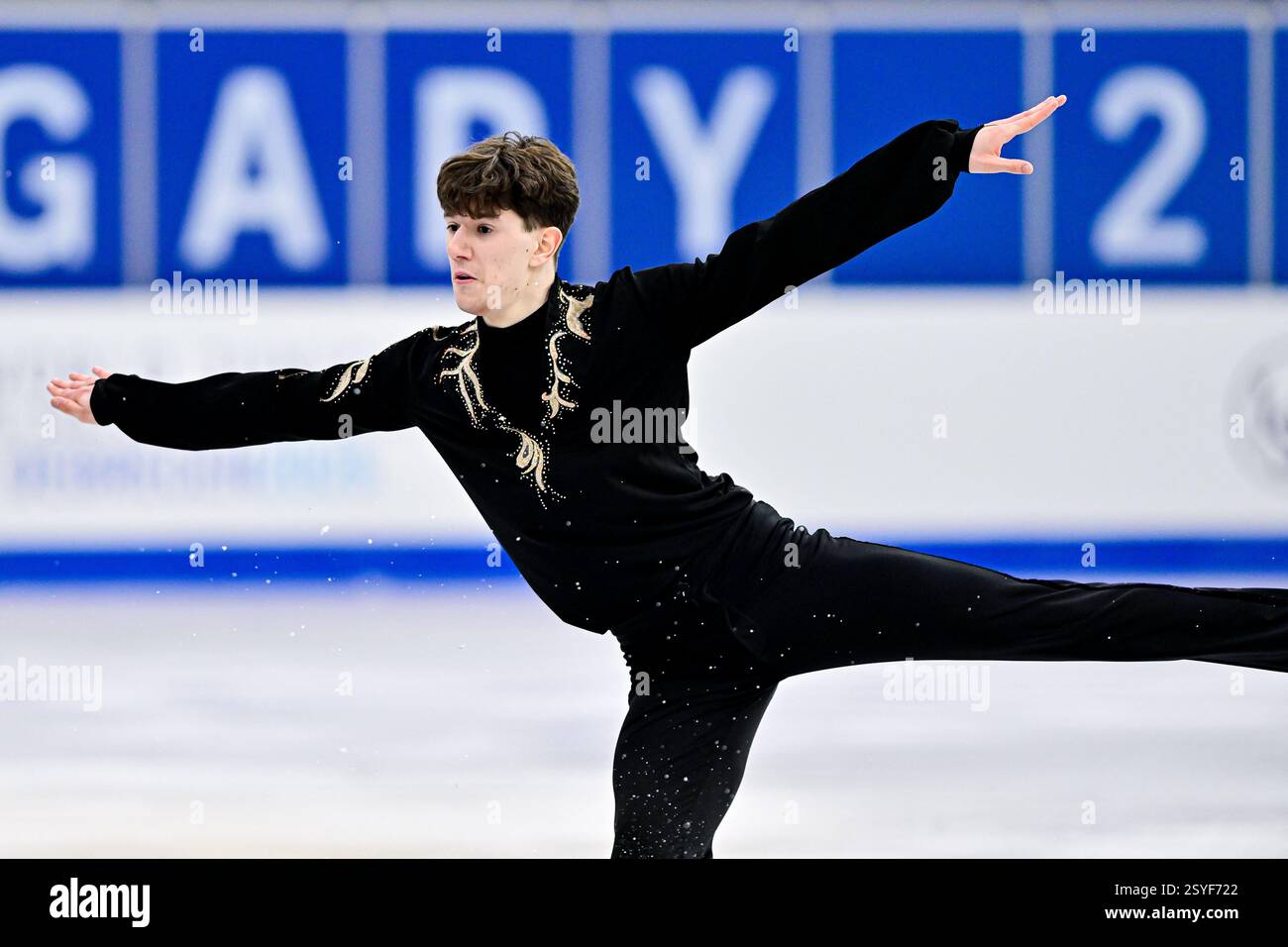 Adam HAGARA (SVK), during Junior Men Free Skating, at the ISU World ...