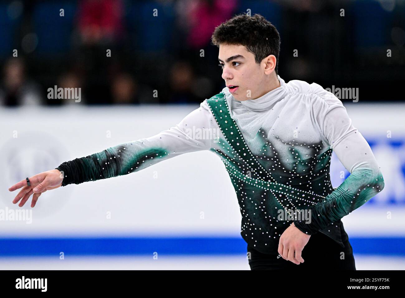 Jacob SANCHEZ (USA), during Junior Men Free Skating, at the ISU World ...