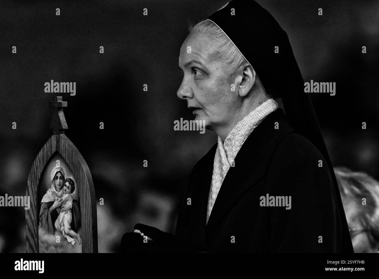 Vatican City. 28th Feb, 2025. Cardinal VICTOR MANUEL FERNANDEZ leads ...