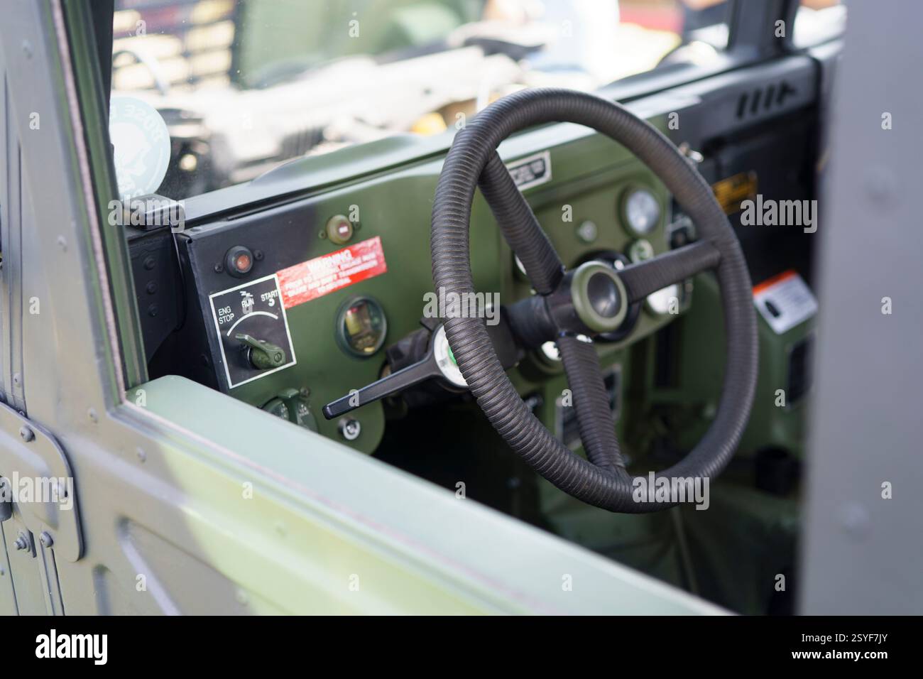 Military Humvee Interior