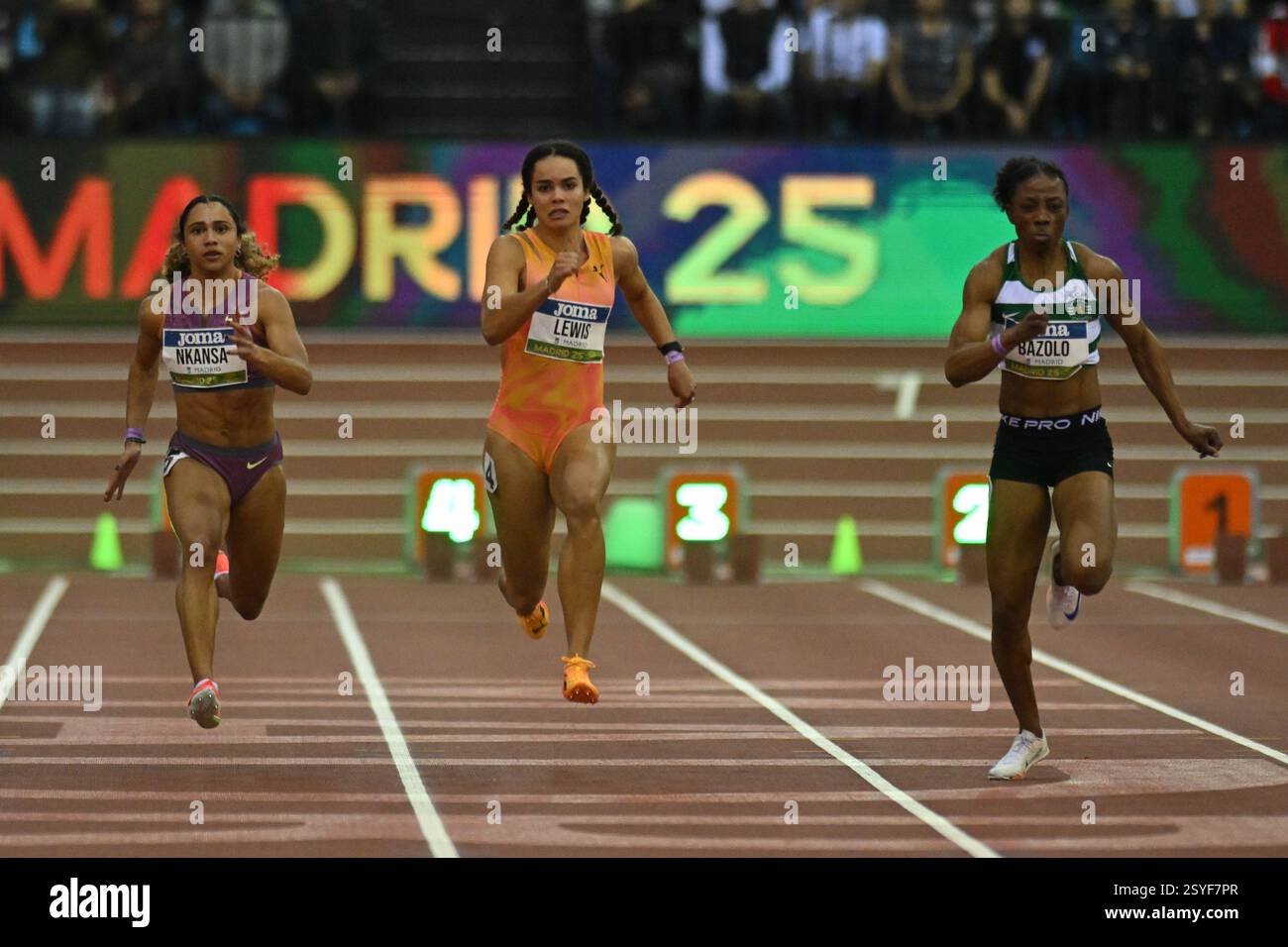 February 28, 2025, Latina, Madrid, Spain: Delphine NKANSA, Torrie LEWIS ...