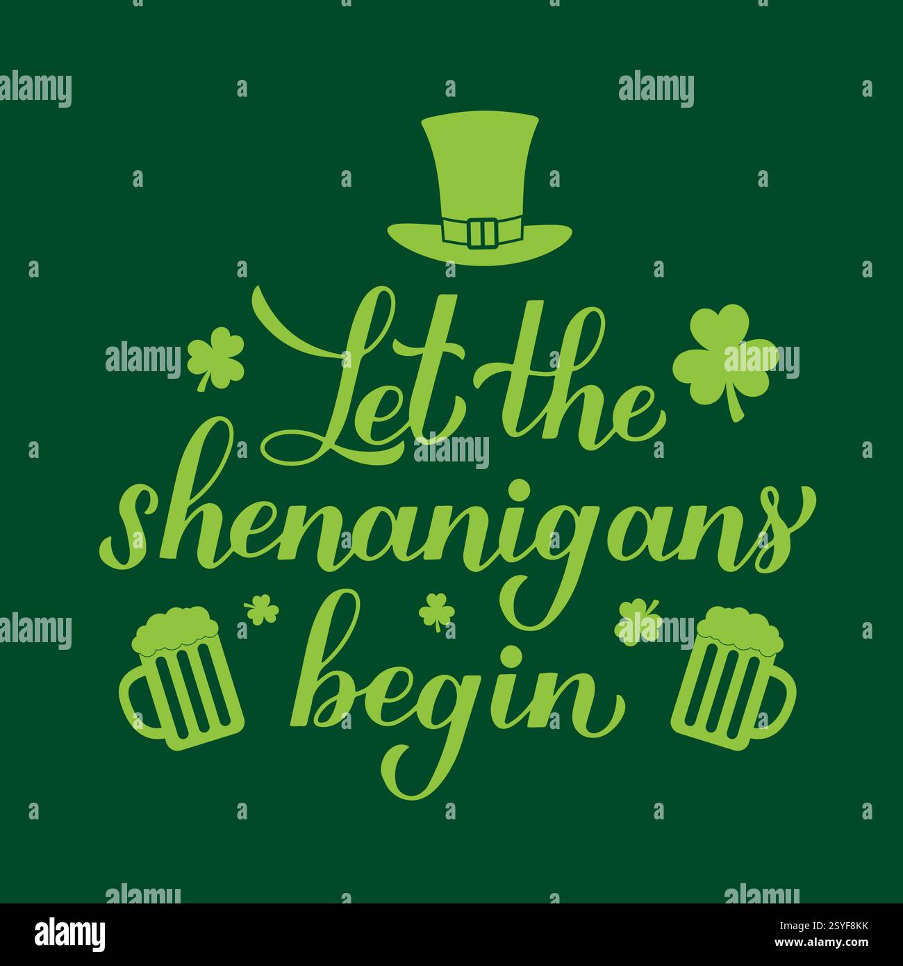 Let spring begin Stock Vector Images - Alamy