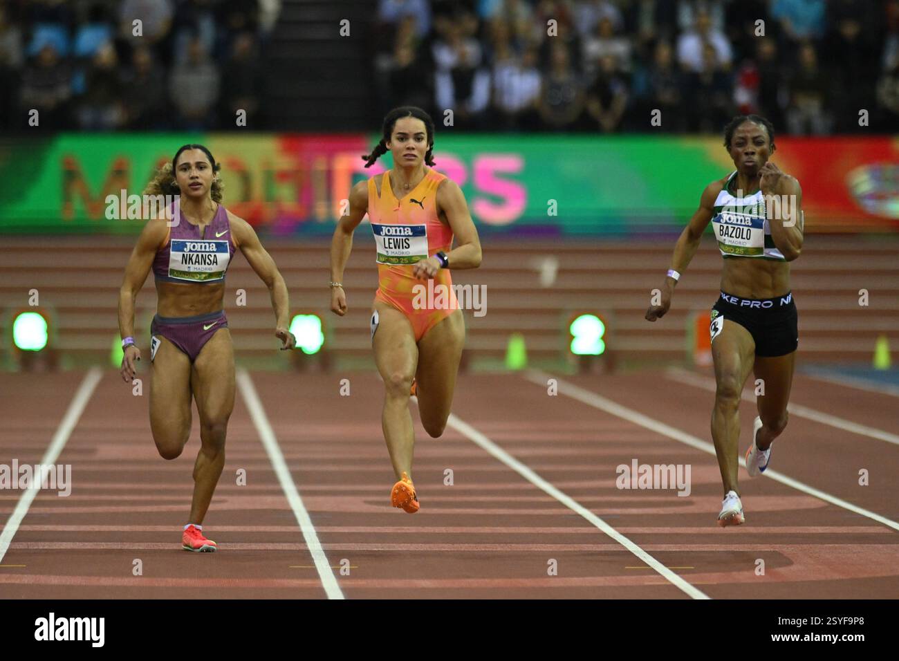 Latina, Madrid, Spain. 28th Feb, 2025. Delphine NKANSA, Torrie LEWIS ...